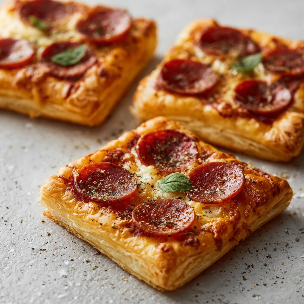 Pepperoni Pizza Puff Pastry – Lovable Recipes